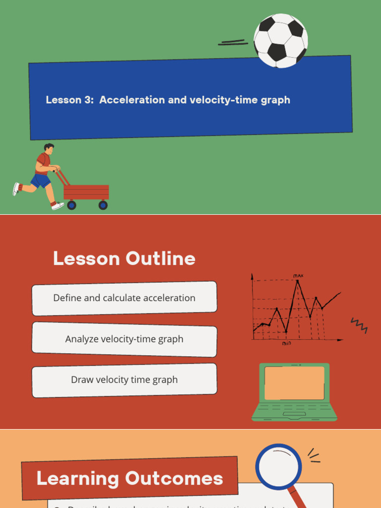Lesson 3 Acceleration | PDF | Acceleration | Velocity