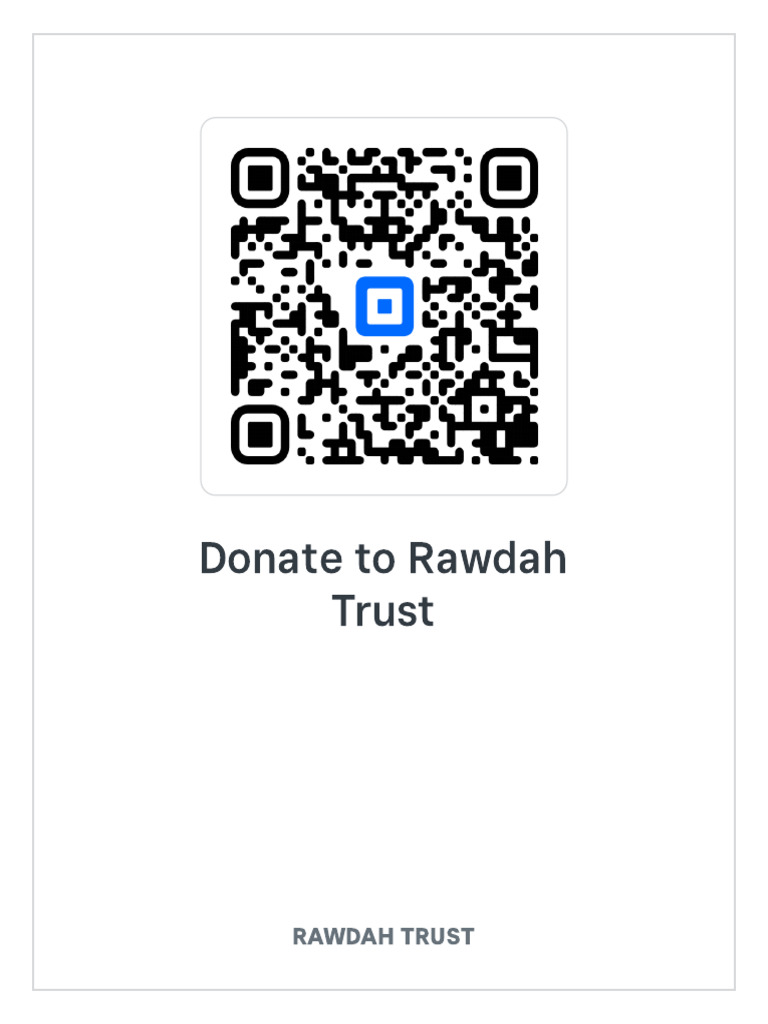 Donate To Rawdah Trust-Qr - Code | PDF