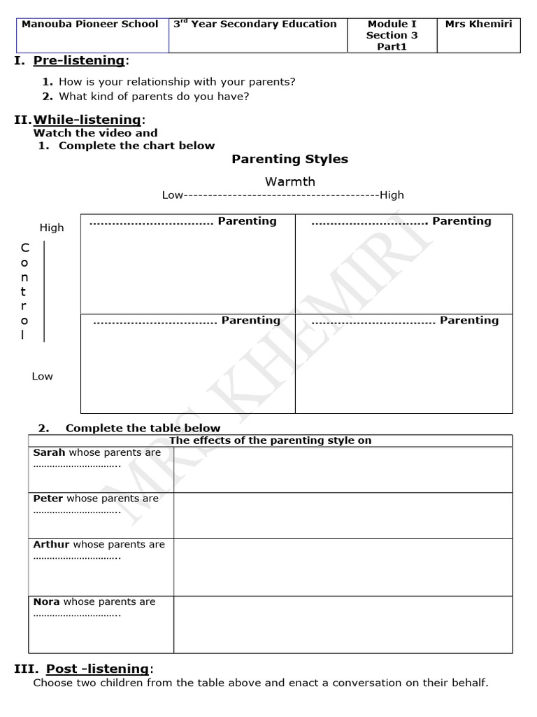 Section 3 Part 1 | PDF