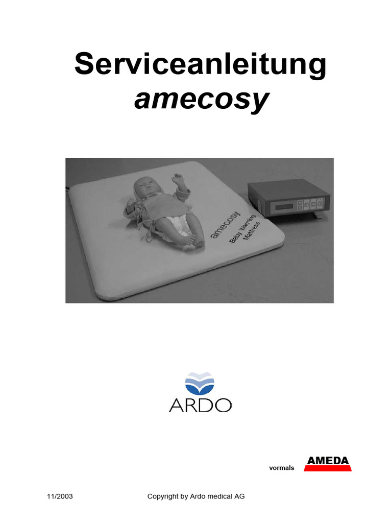 Ardo Amecosy - Service Anleitung | PDF