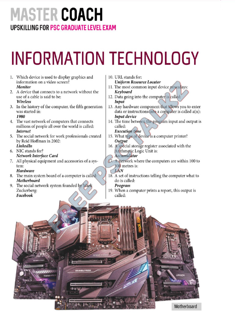 IT, Science &Technology | PDF