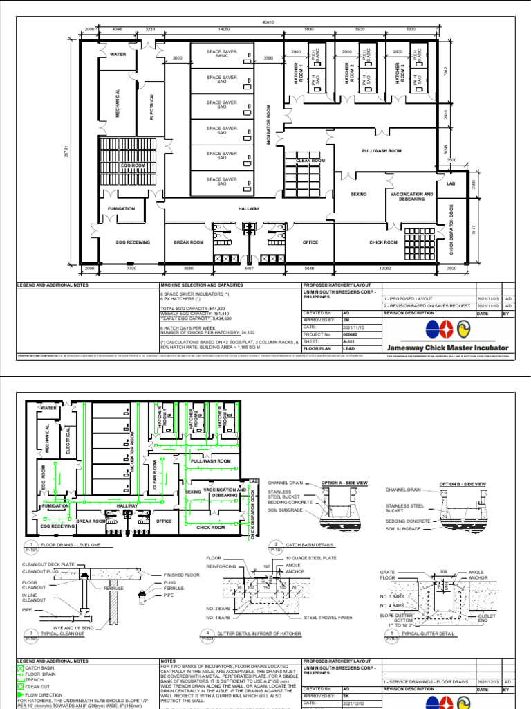 Unimin Service Drawings | PDF | Pipe (Fluid Conveyance) | Storm Drain