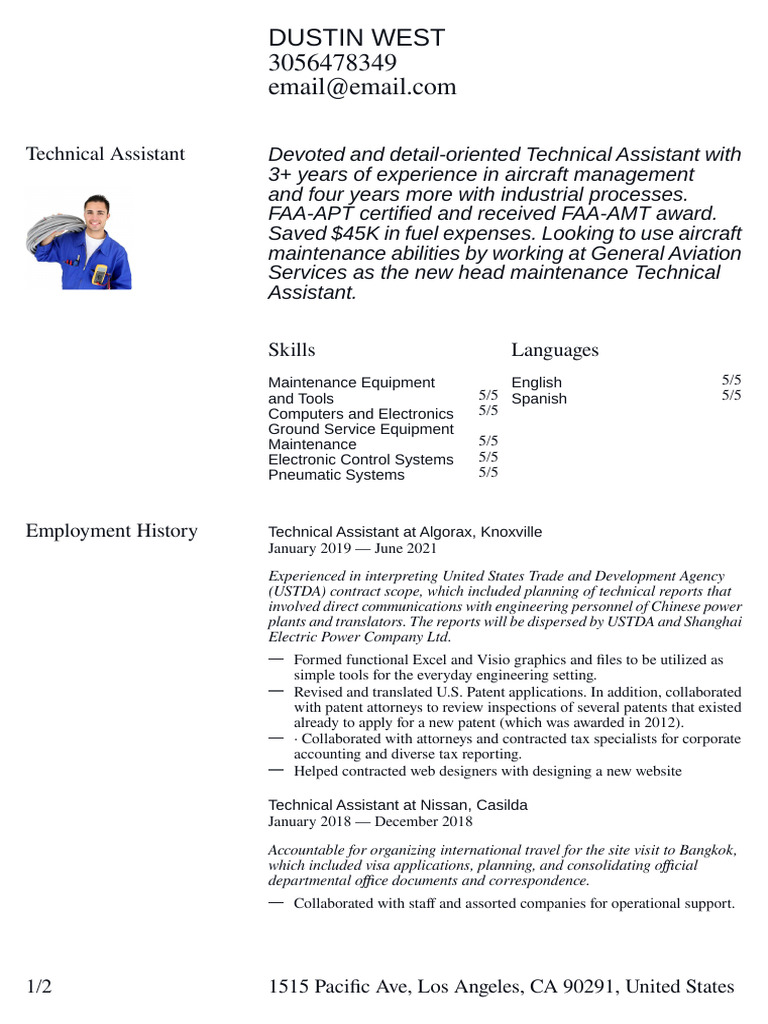 Geneva Resume Template Retro Simple | PDF | Engineering