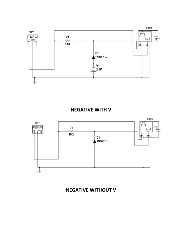 Clipping Circuit Diadram | PDF