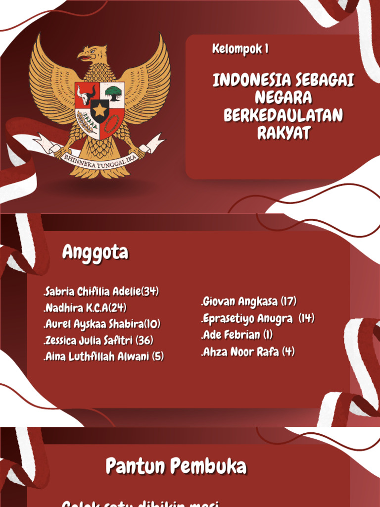 PP Kelompok 1 Indonesia Sebagai Negara Yang Berkedaulatan Rakyat - 20241018 - 075447 - 0000 ...