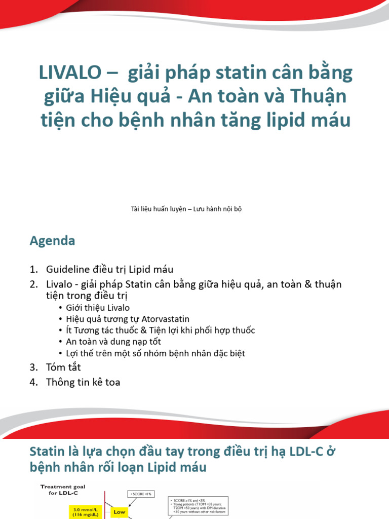 Livalo - Tai Lieu Training - Luu Hanh Noi Bo | PDF