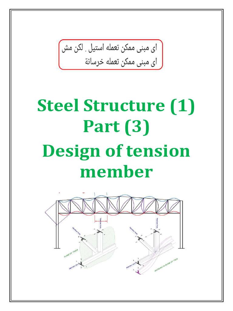 Tension Member Design in Steel Structures | PDF | Truss | Building ...