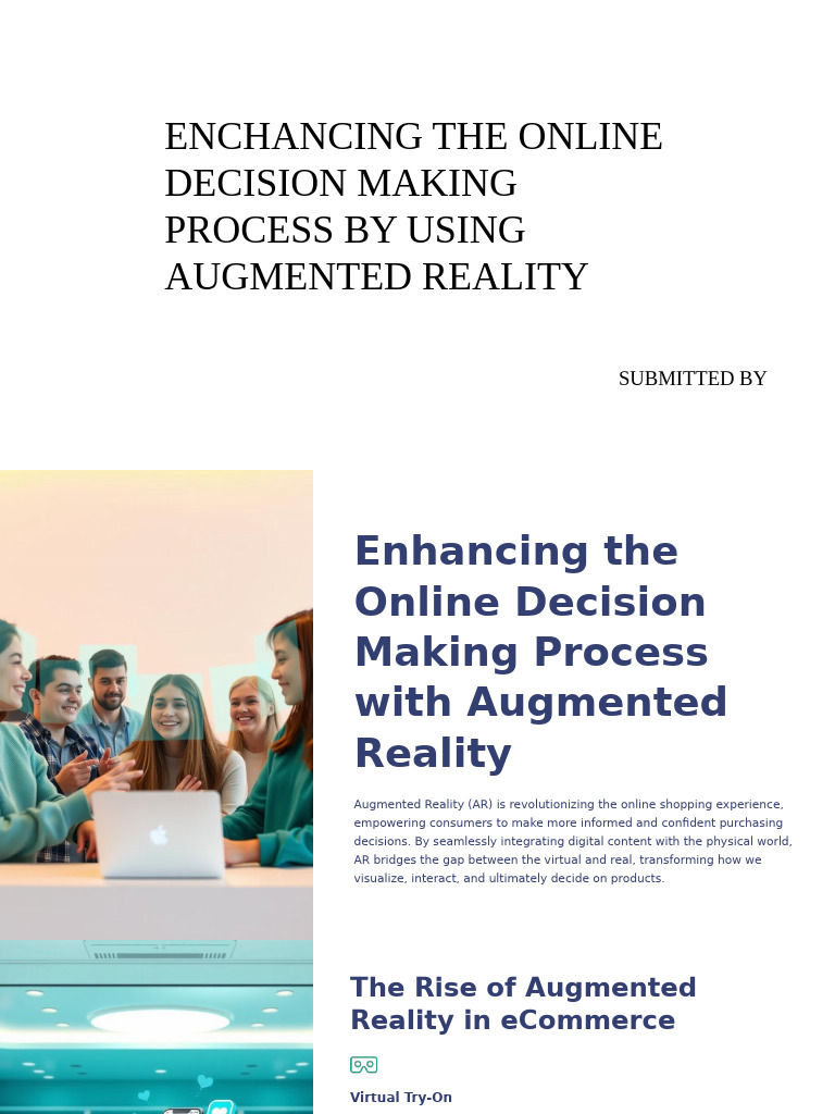 Enhancing The Online Decision Making Process With Augmented Reality | PDF | Augmented Reality ...