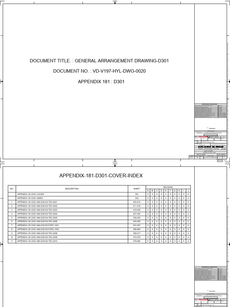 General Arrangement Drawing D301 | PDF