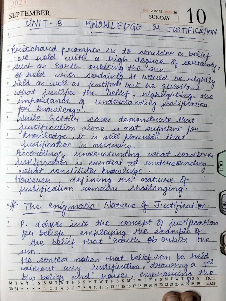 Structure of Knowledge Notes | PDF