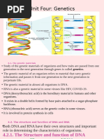 BIO G-11 Genetics Unit-4 | PDF | Meiosis | Translation (Biology)