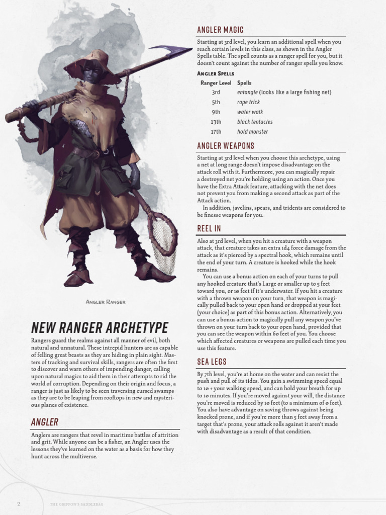 Ranger Angler v1-0 | PDF | Angling | Survival Skills