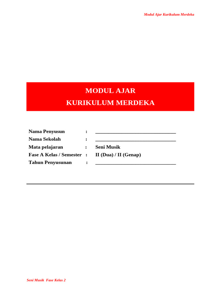 Modul Ajar Unit 3 | PDF