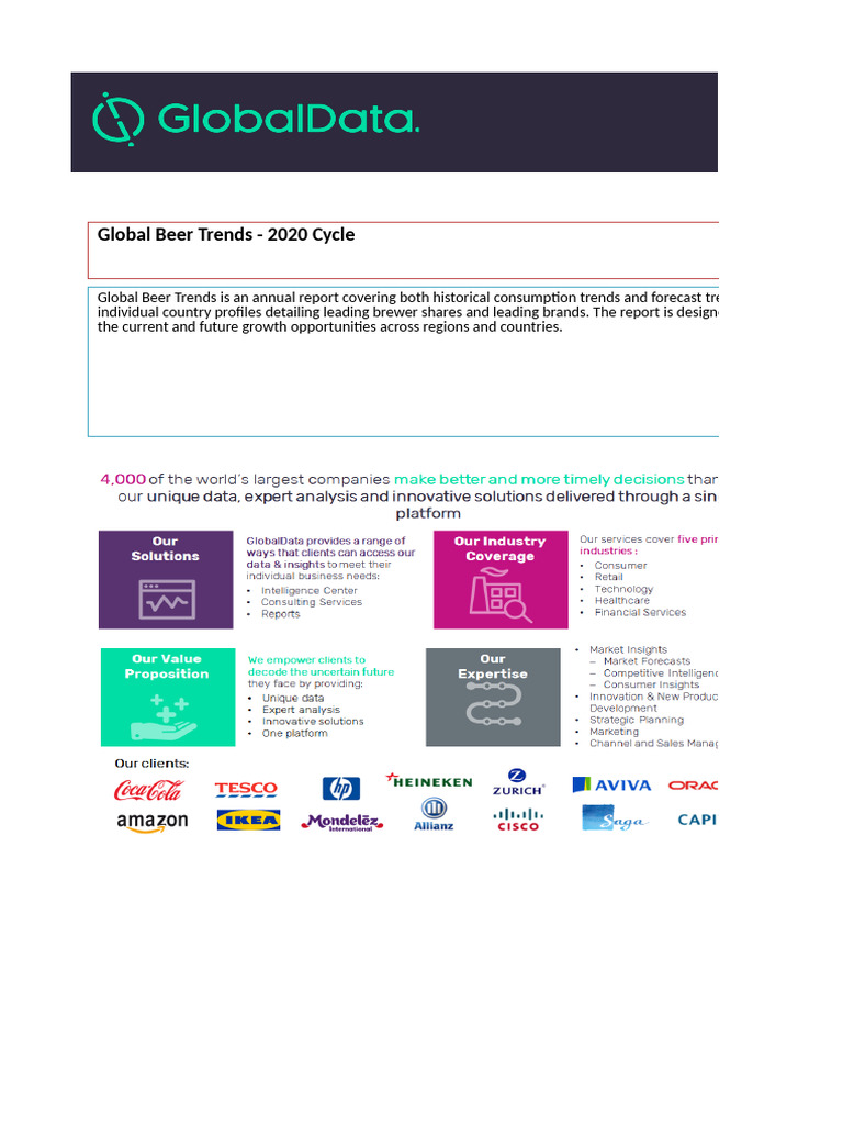 GlobalData GlobalBeerTrends2020 251120 | PDF | Latin America