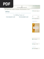 Top 100 English Novels List | PDF | Victorian Literature | Novels