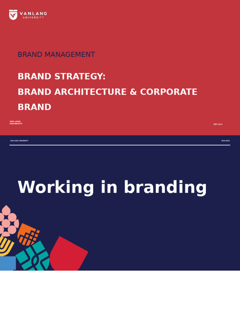 Lecture 2 - Brand Strategy - Brand Architecture Corporate Brand | PDF ...