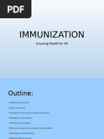 Vaccination and Immunization Presentation | PDF