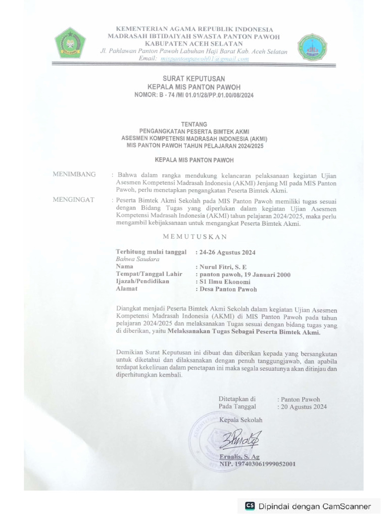 Peserta Bimtek Akmi | PDF