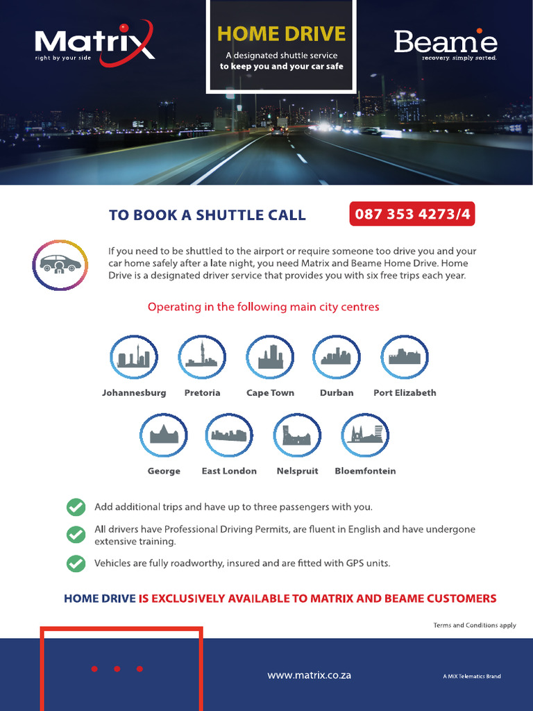 Matrix and Beame Home Drive Brochure | PDF