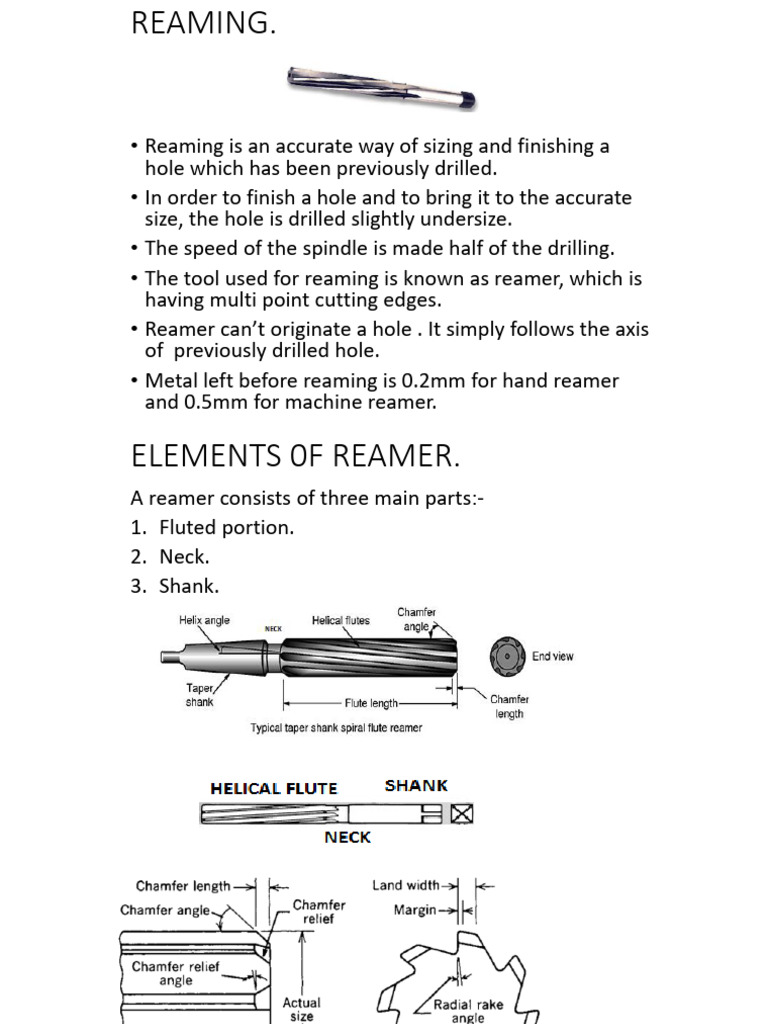 reamer Thread,Die Tap | PDF | Screw | Cutting Tools