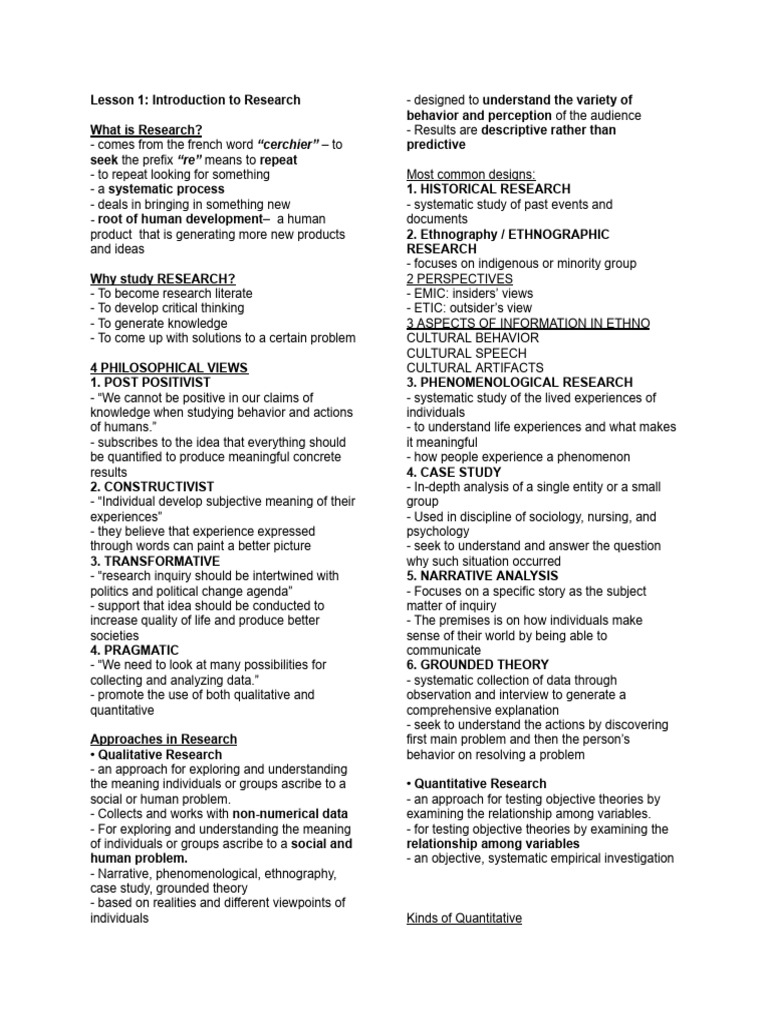 RESEARCH-REVIEWER-1 | PDF | Quantitative Research | Methodology