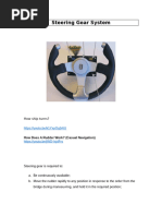 Steering Gear in Ship | PDF | Mechanical Engineering | Machines