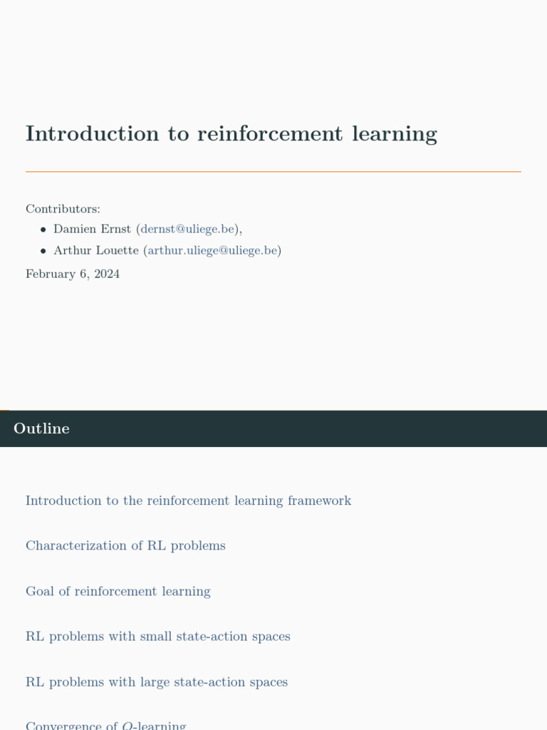 F90de-Introduction To Reinforcement Learning | PDF | Applied ...