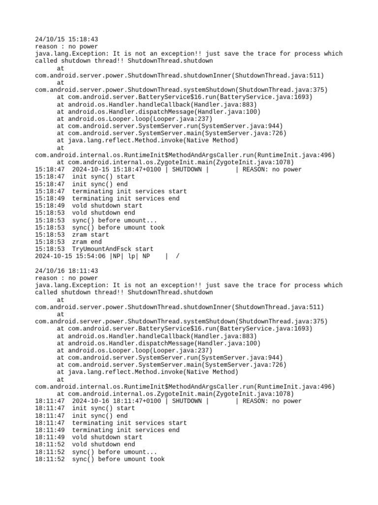 Power Off Reset Reason Pdf Java Platform Computer Science