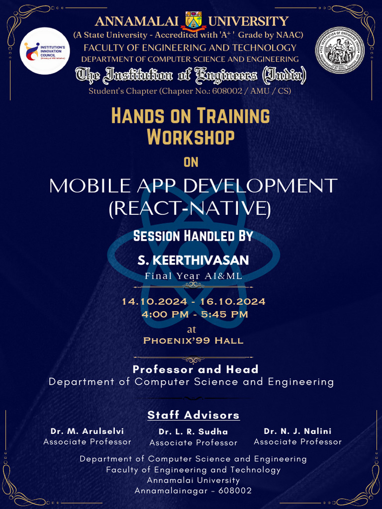 Mobile App Development Workshop 2024 | PDF