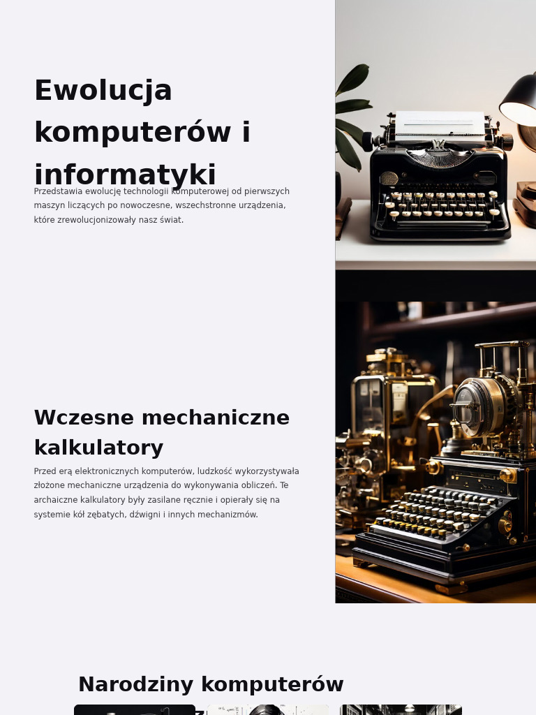 Ewolucja Komputerow I Informatyki | PDF