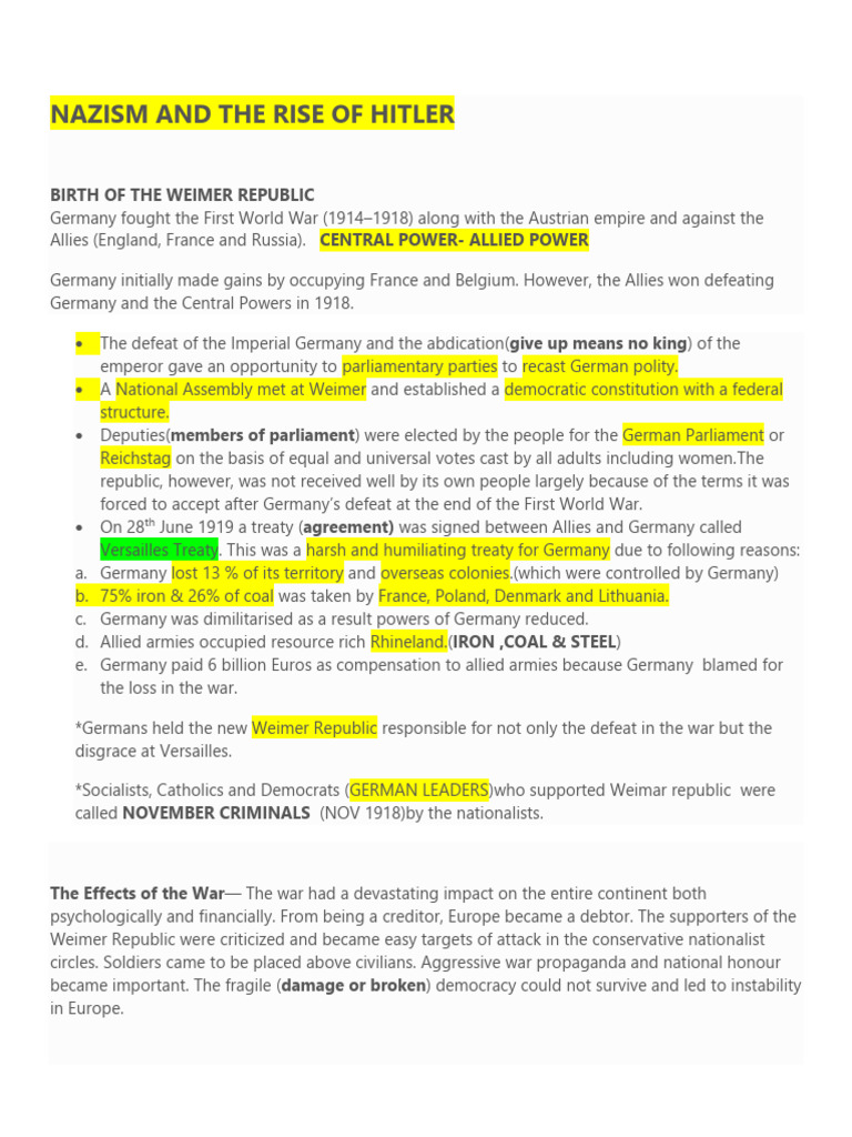 hw_99_20201117115849167_1 | PDF | Weimar Republic | Nazi Germany