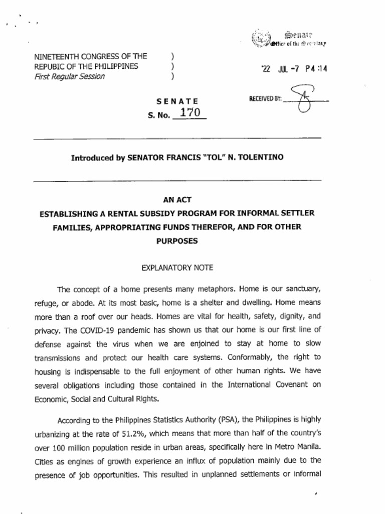 RENTAL SUBSIDY PROGRAM | PDF