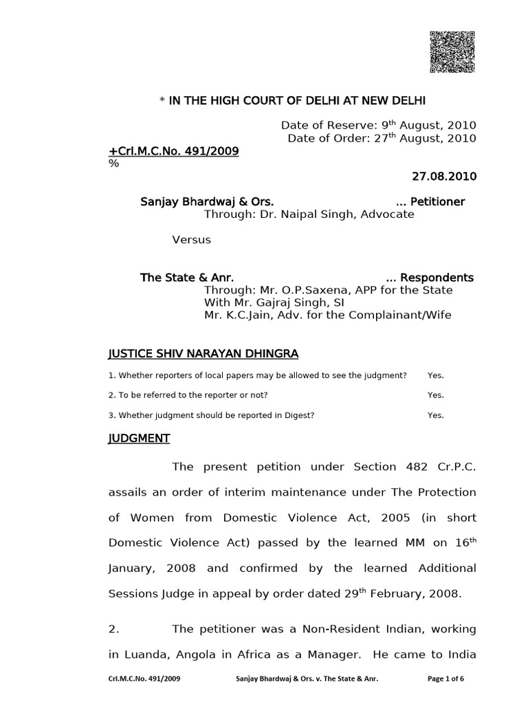 Sanjay Bhardwaj | PDF | Justice | Crime & Violence