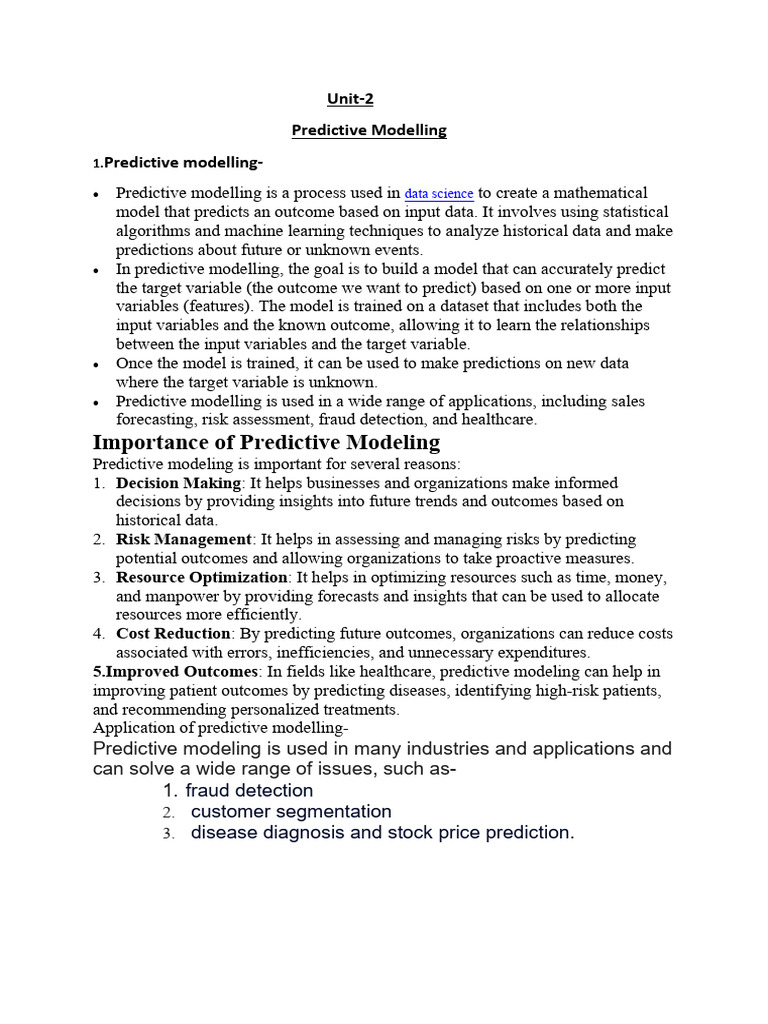 unit2 | PDF | Support Vector Machine | Regression Analysis
