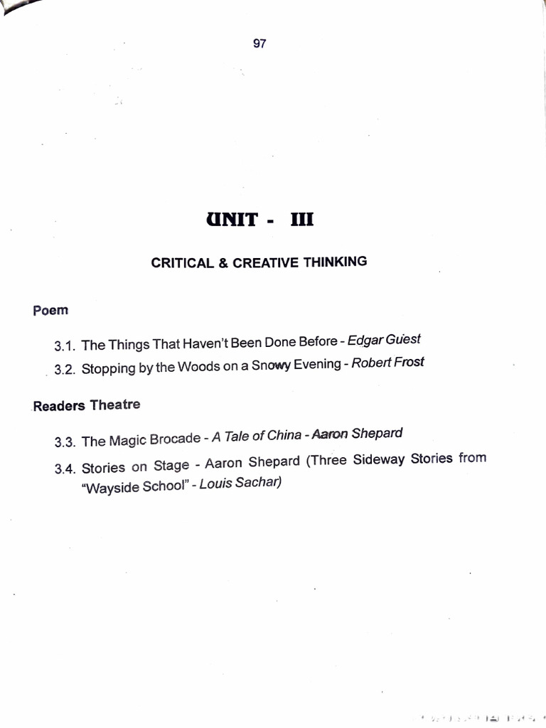 Unit III | PDF