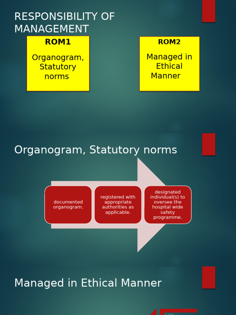 Responsibility of Management: Organogram, Statutory Norms Managed in Ethical Manner | PDF | Business