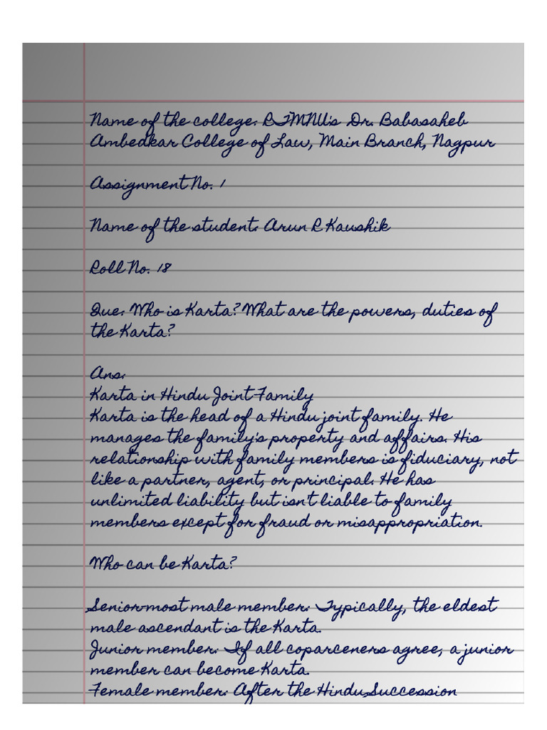 Karta, Power, Duties and Responsibilities | PDF