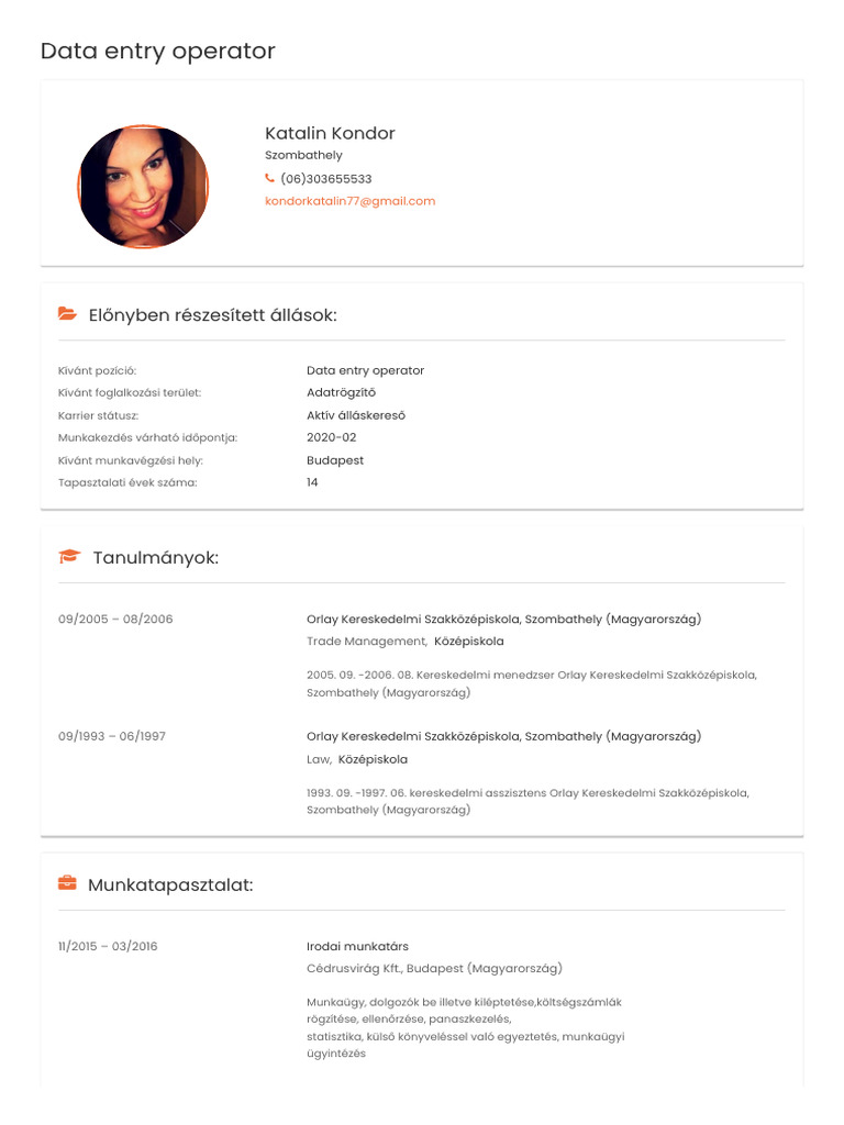 Data Entry Operator | PDF