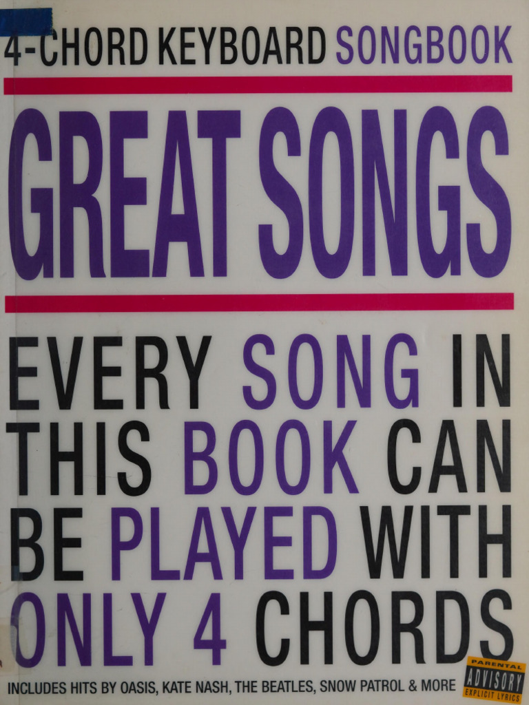 4-Chord Keyboard Songbook Great Songs | PDF