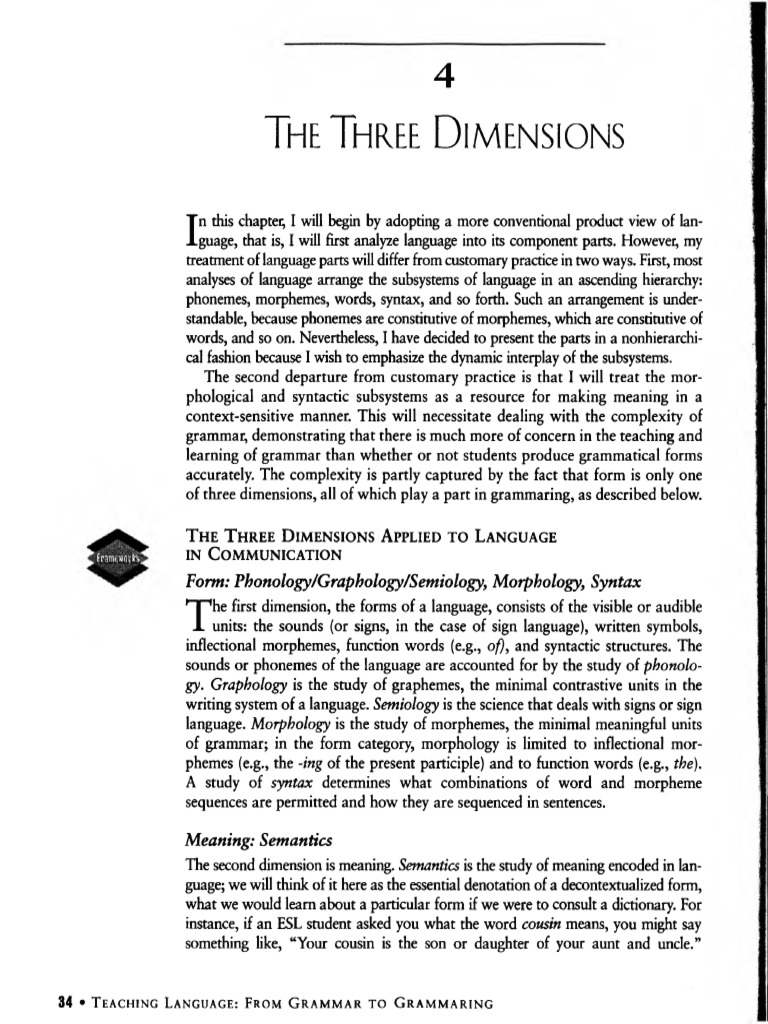 Larsen-Freeman Chapters 4 5 | PDF | Morphology (Linguistics) | Semantics