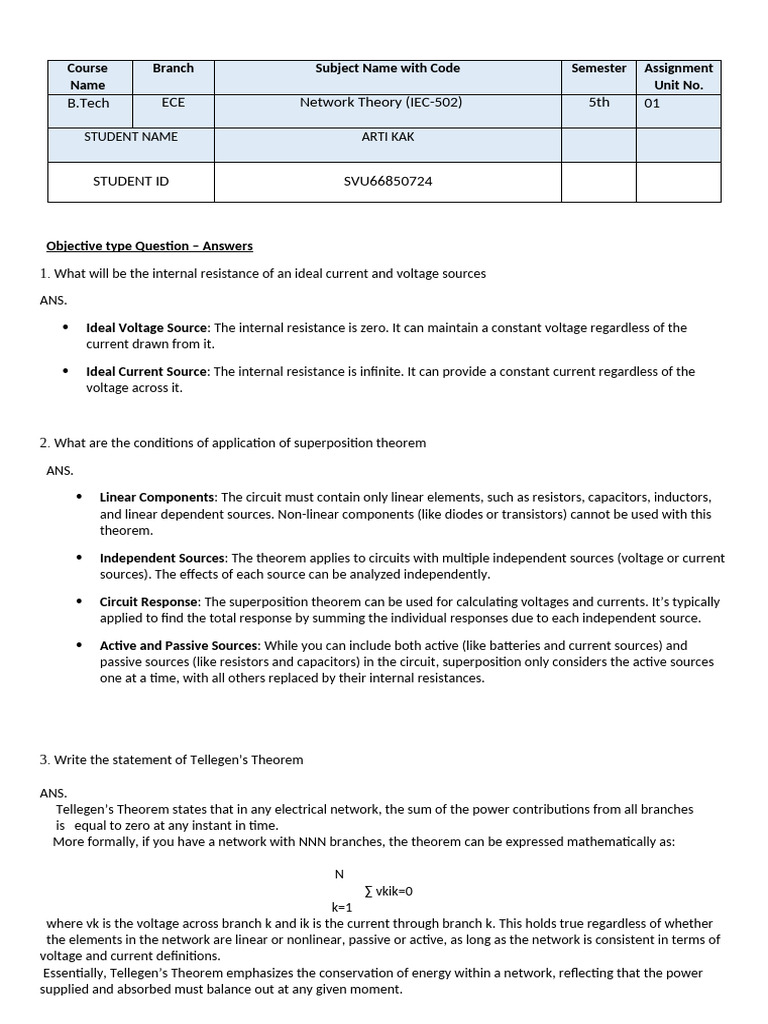 Network__Theory_AK | PDF | Electrical Network | Electrical Resistance And Conductance