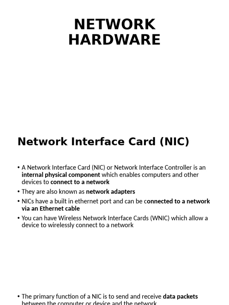 Understanding Network Hardware and IP Addresses | PDF | World Wide Web ...