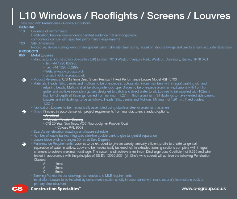 15 - PDFsam - Louvre Specification Guide | PDF | Extrusion | Building ...