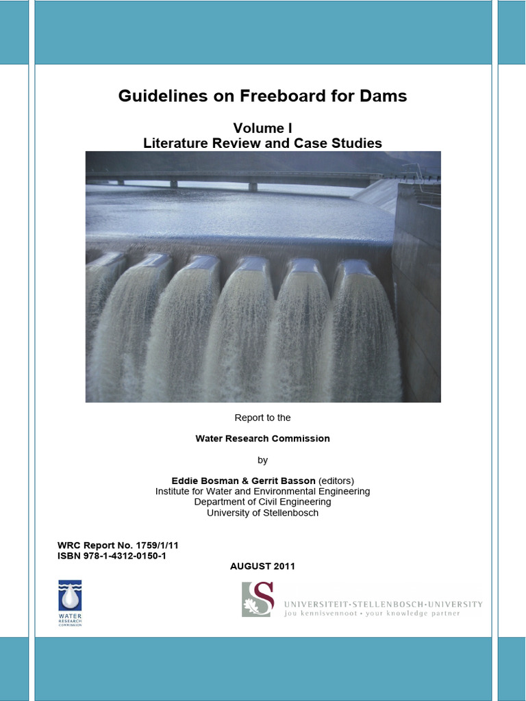 Guidelines On Freeboard For Dams: Literature Review and Case Studies ...