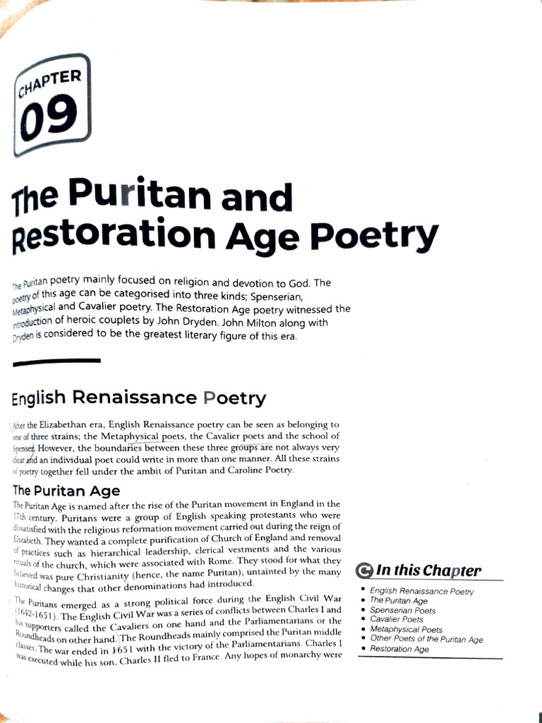 Puritan - Augustan Poetry | PDF | Adam And Eve | Paradise Lost