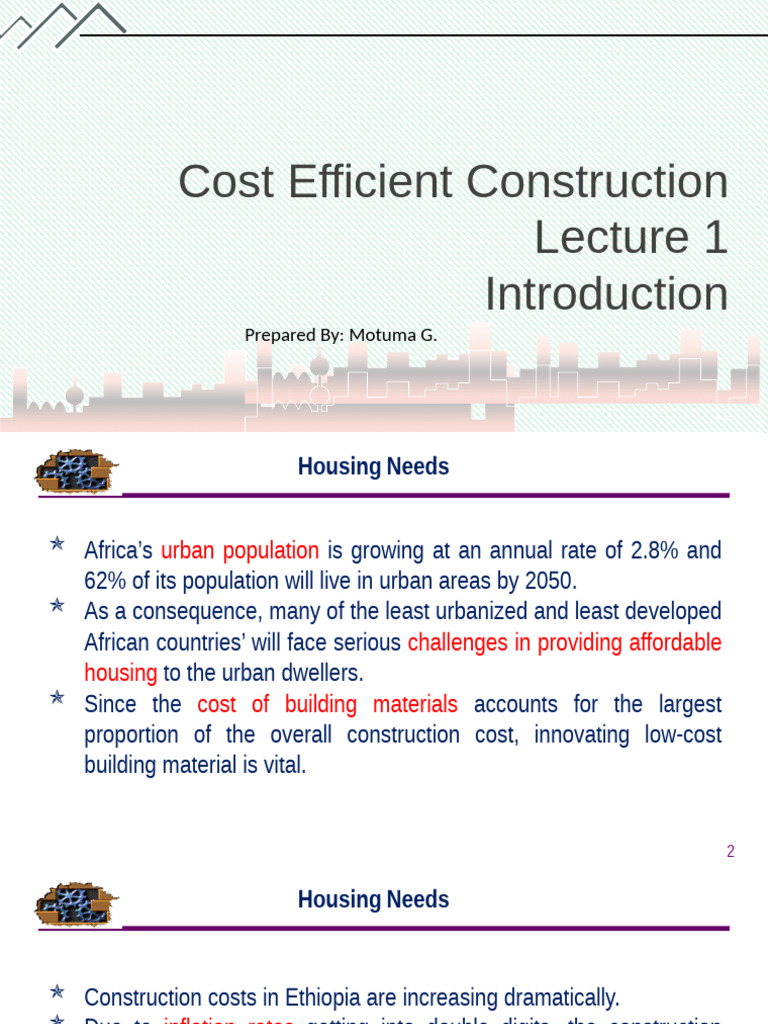 Cost Effici 2020 Lec 1 | PDF | Shape | Area