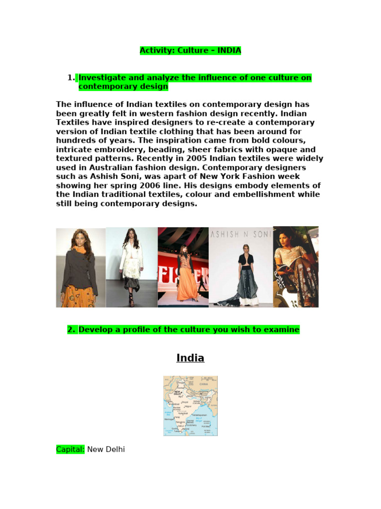 Textiles Design Resources Activity Culture India Pdf Textiles