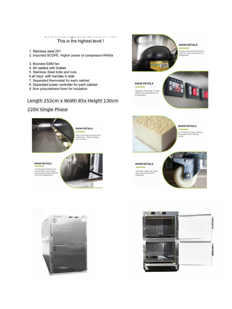 Embalming Equipment and specs | PDF | Manufactured Goods