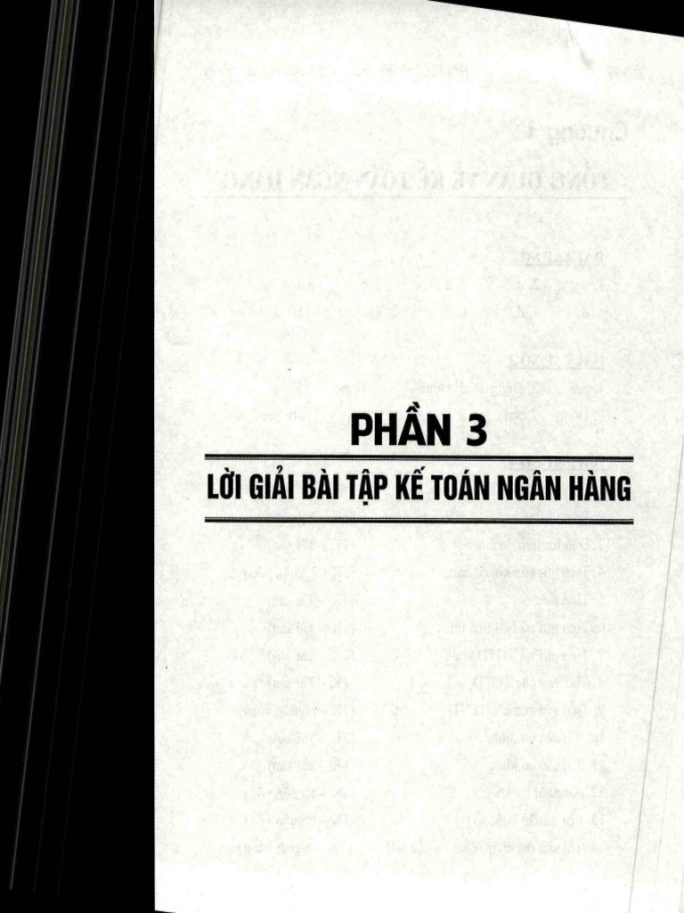 Bai Tap Va Bai Giai Ke Toan Ngan Hang p2 3444 | PDF