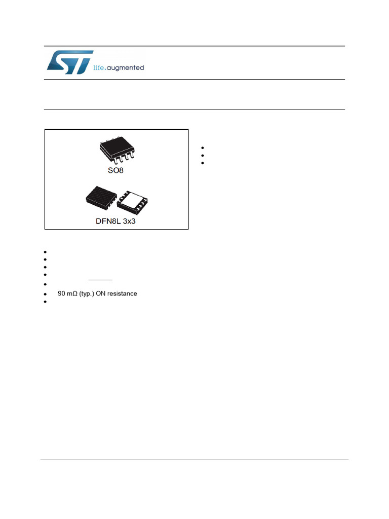 ST 890 | PDF | Field Effect Transistor | Mosfet